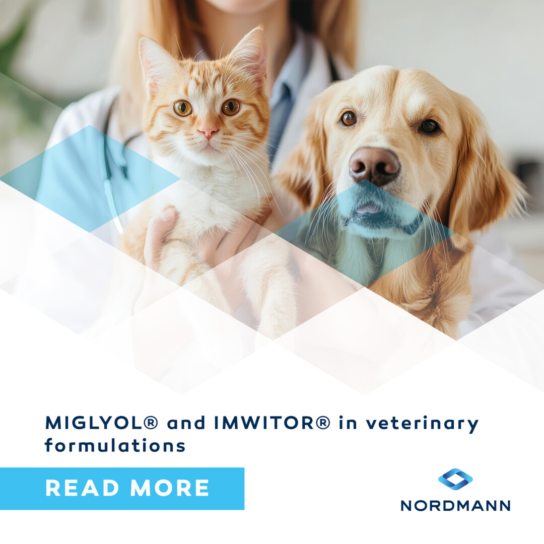 MIGLYOL® and IMWITOR® in veterinary formulations - News - News & Events ...