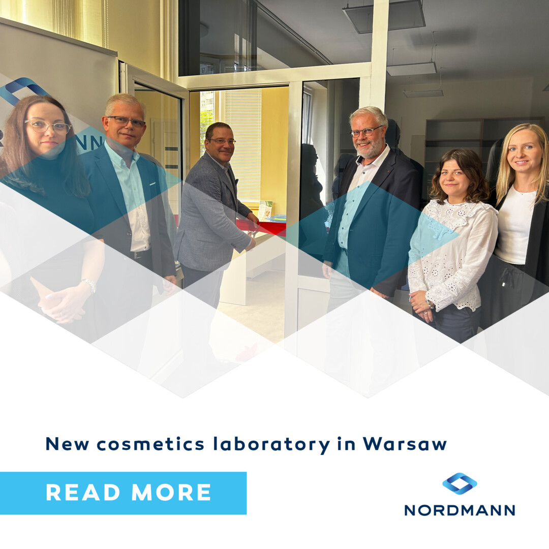 New cosmetics laboratory in Warsaw - News - News & Events - nordmann.global